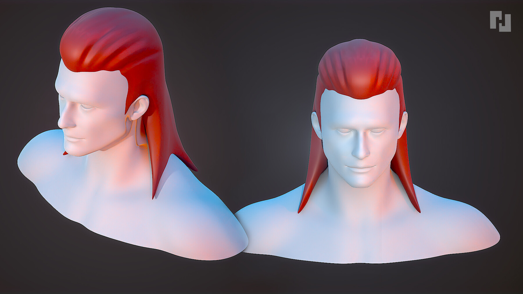 ArtStation - Male hair pack | Game Assets