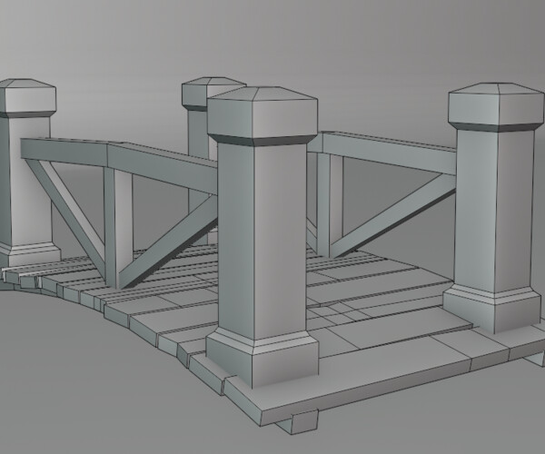 ArtStation - Wooden Bridge | Game Assets