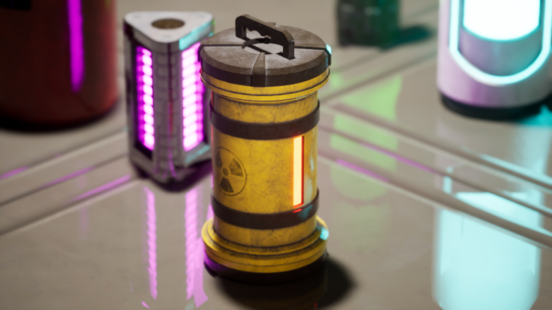 ArtStation - Sci Fi Props Mega Collection | Barrels, Crates, Monitors ...