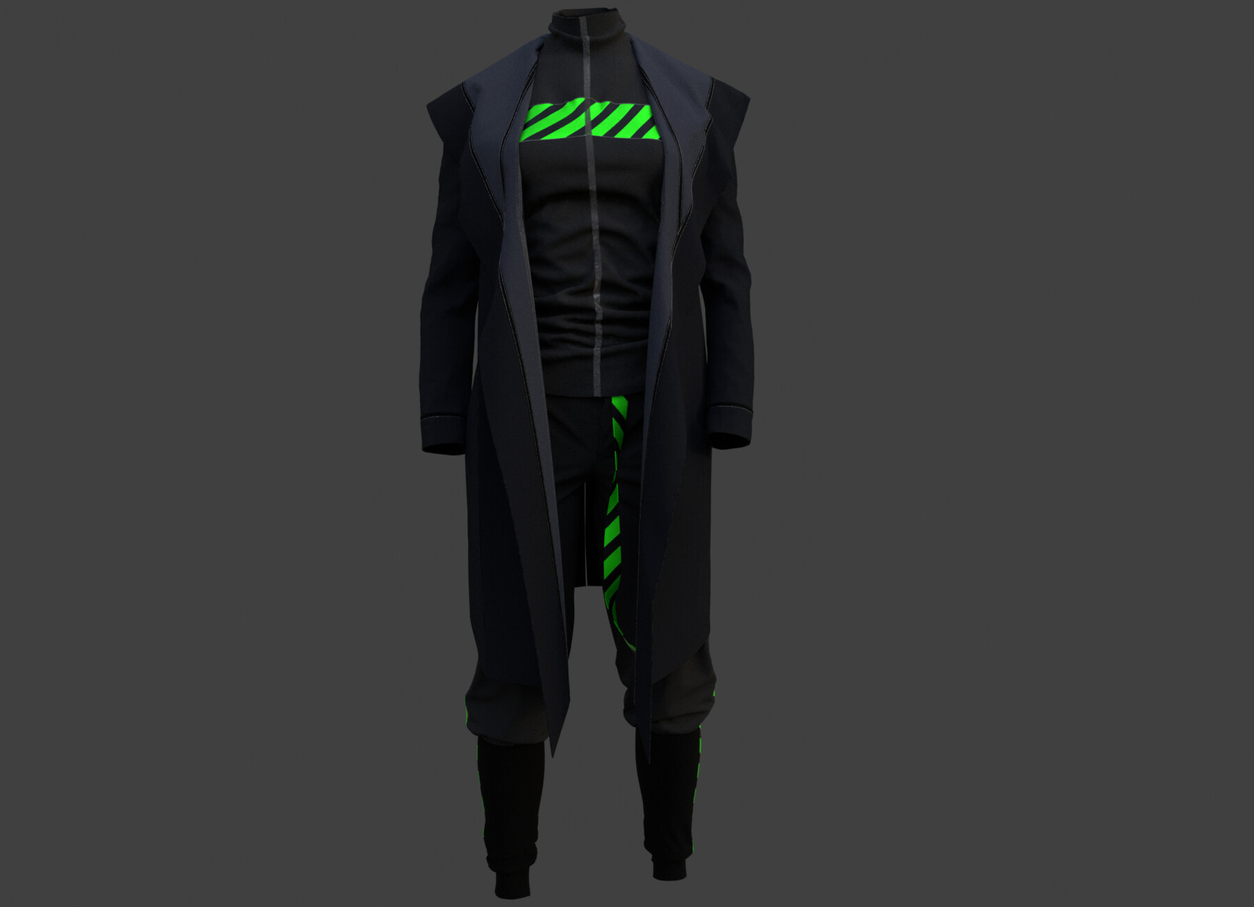 ArtStation - 'Sleek tech-wear' Marvelous designer .Zprj file + 4k ...