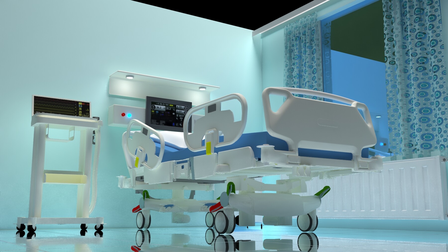 ArtStation - Intensive Care Unit 2 | Resources