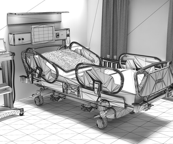 ArtStation - Intensive Care Unit 2 | Resources