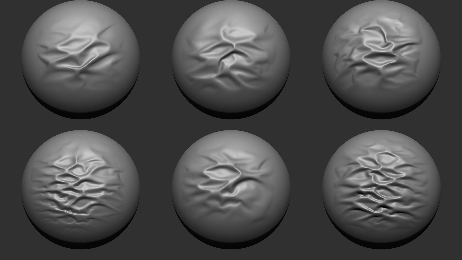 ArtStation - 50 Fabric Brushes - Tension & Compression Folds Vol.05 ...