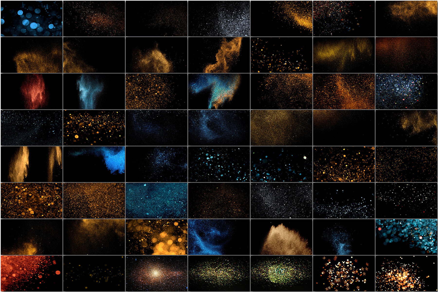 ArtStation - 180 GLAMOROUS Glitter Dusts Overalys, Magic Glitter ...