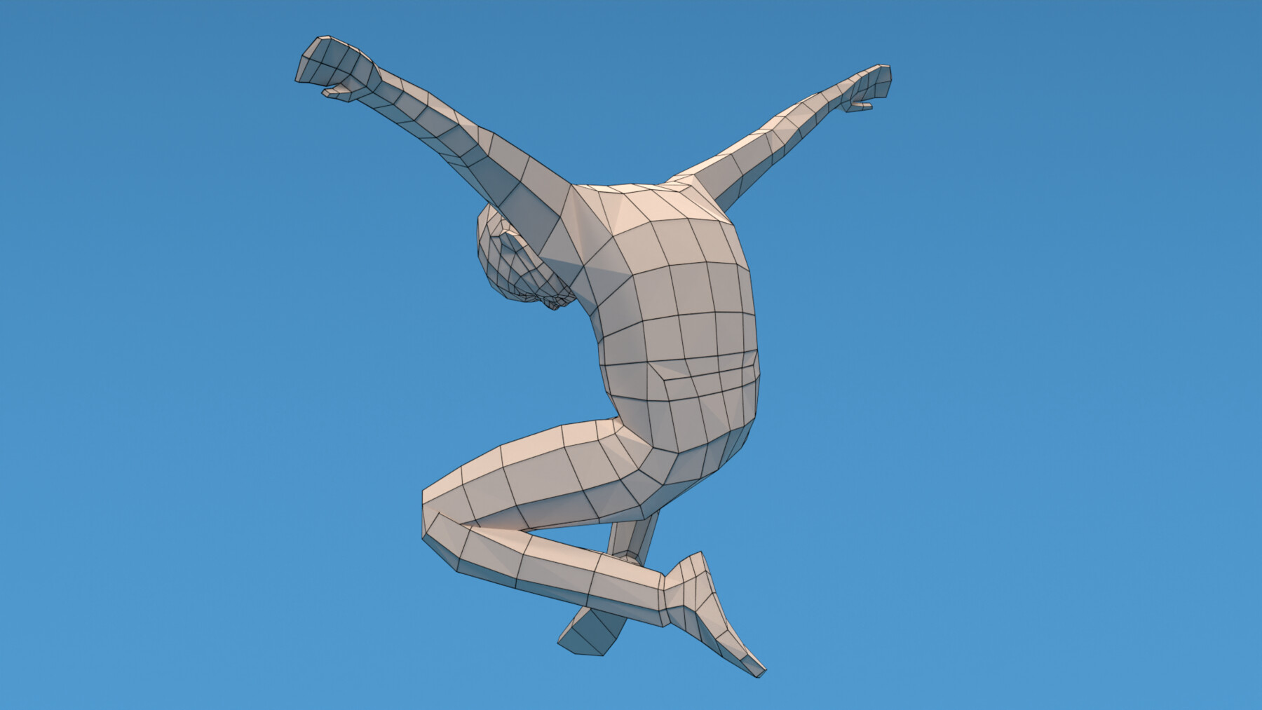 ArtStation - Low Poly Kid Jumping | Game Assets