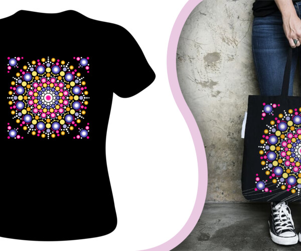 ArtStation - Cool Dot Mandala Design "Decorative 01" - Vector | Artworks