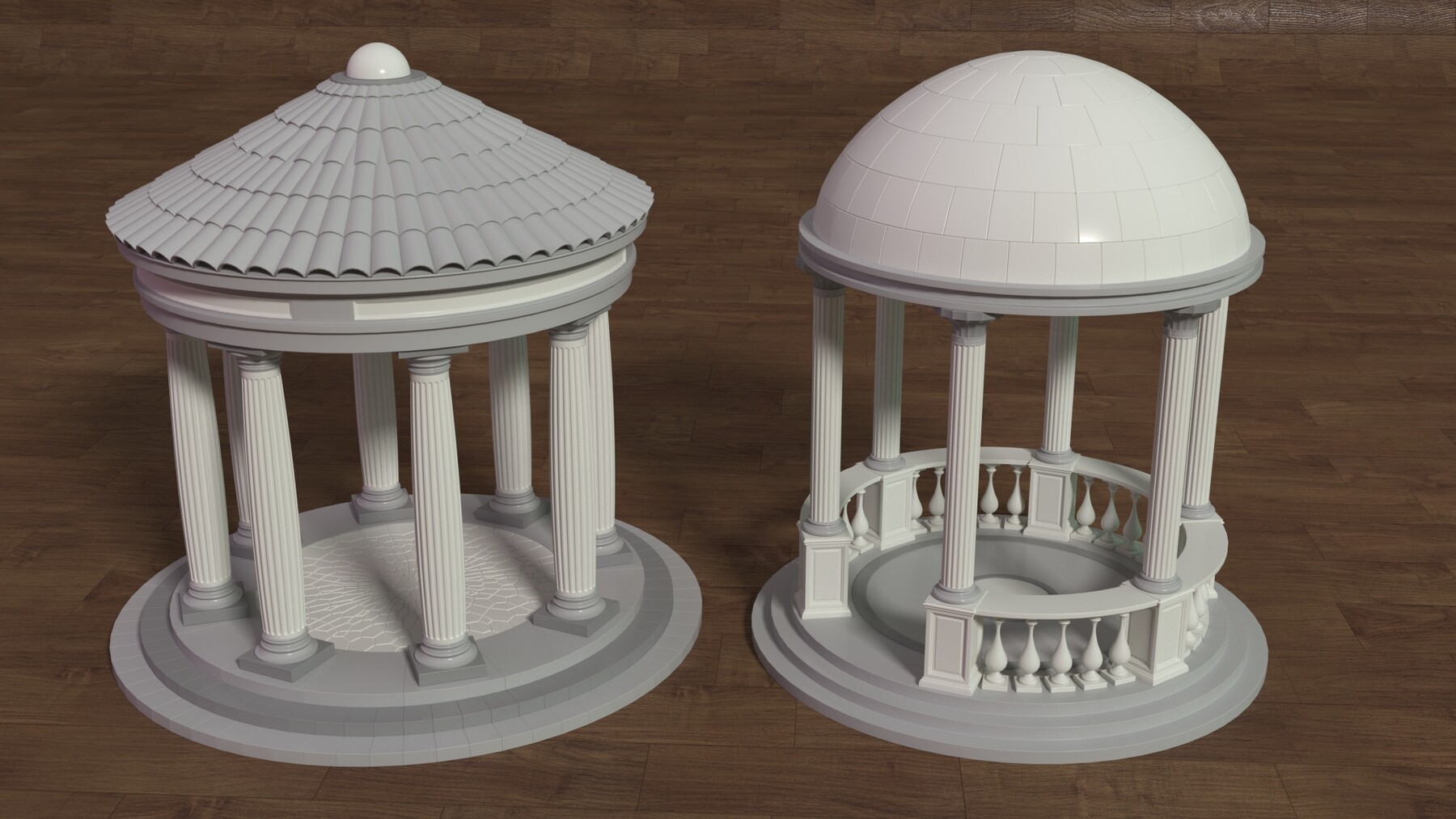 ArtStation - Rotundas - 16 pieces | Resources