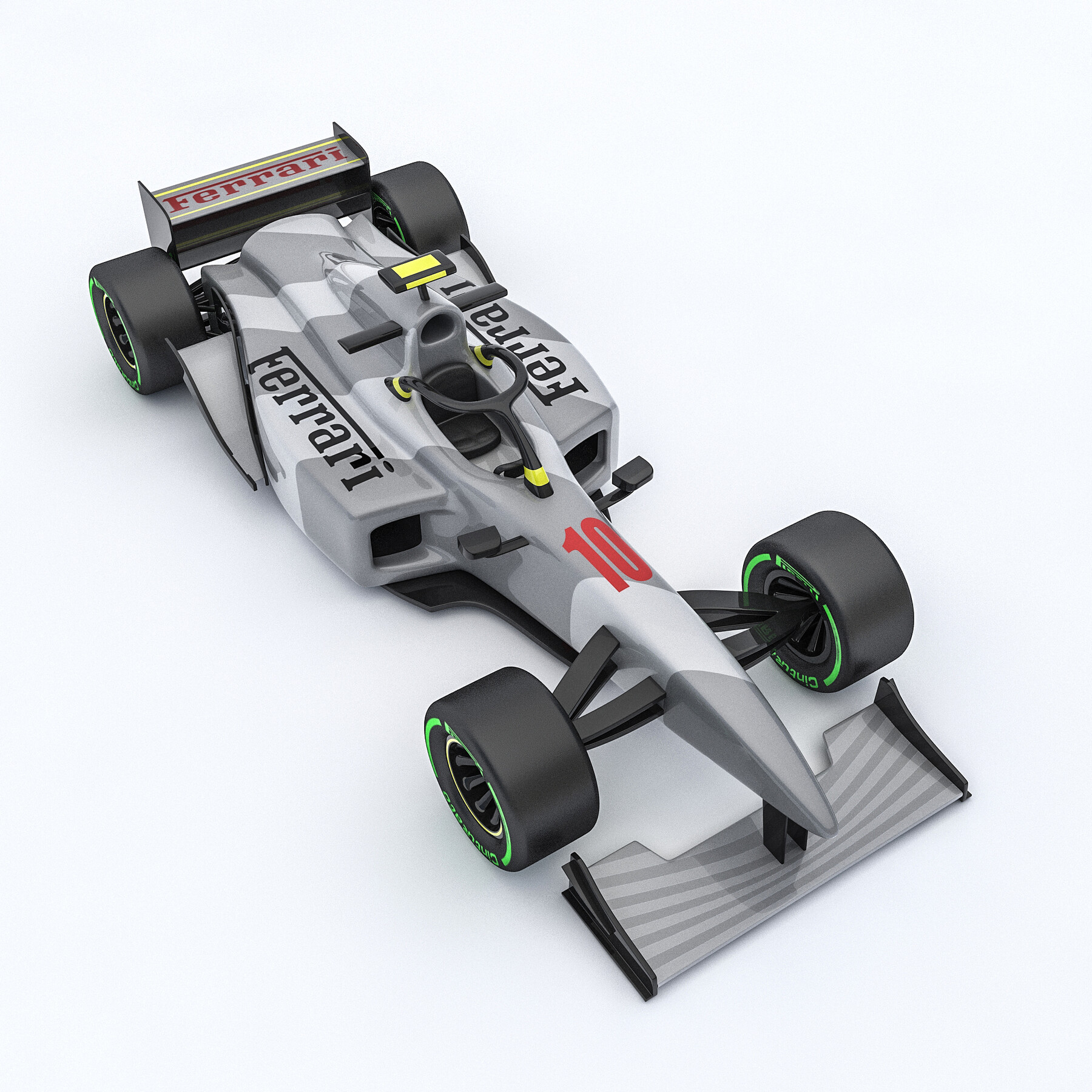 ArtStation - 3D Formula 1 car model 04 | Game Assets
