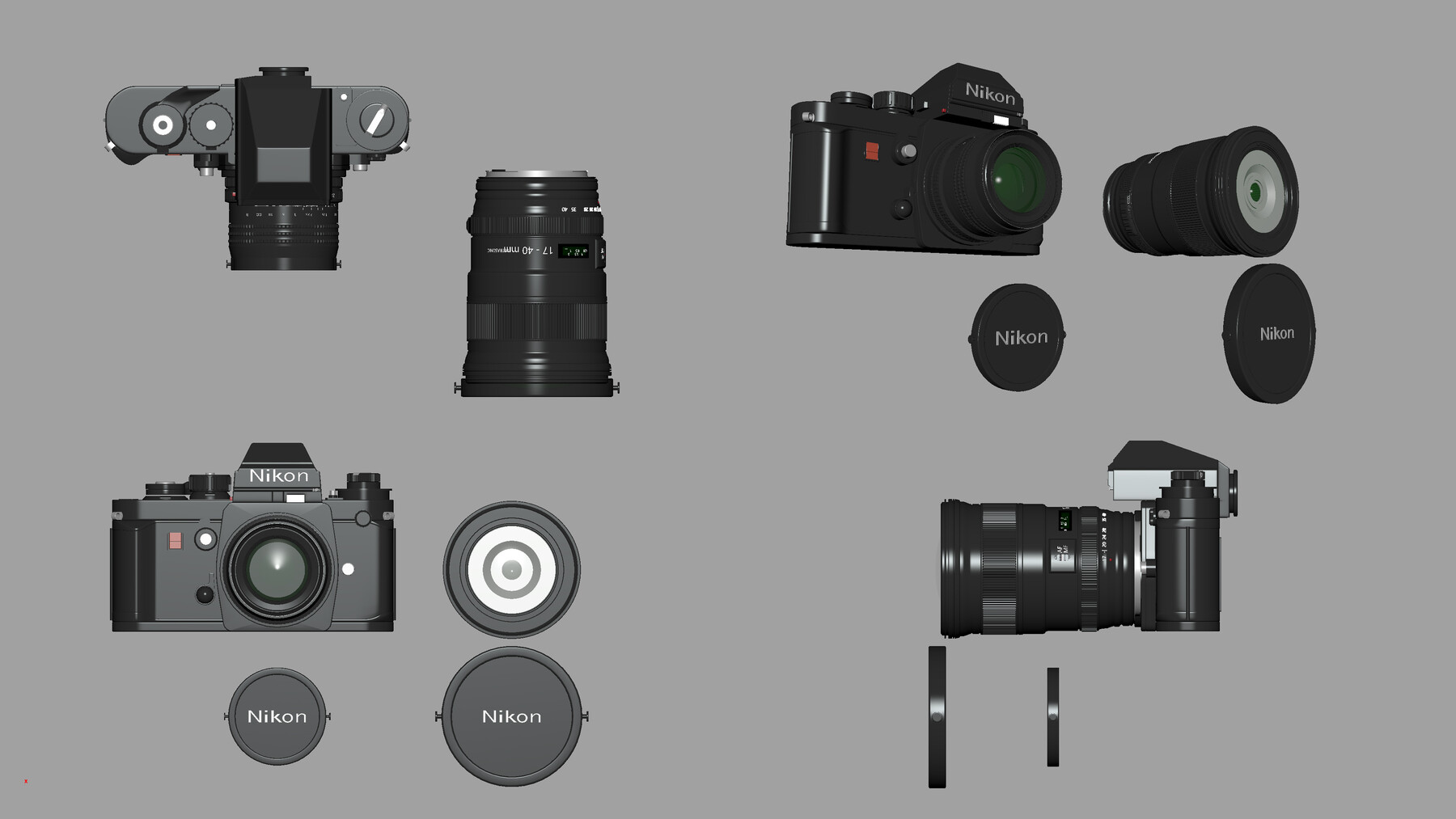 ArtStation - Nikon F3_film with Lens camera | Resources