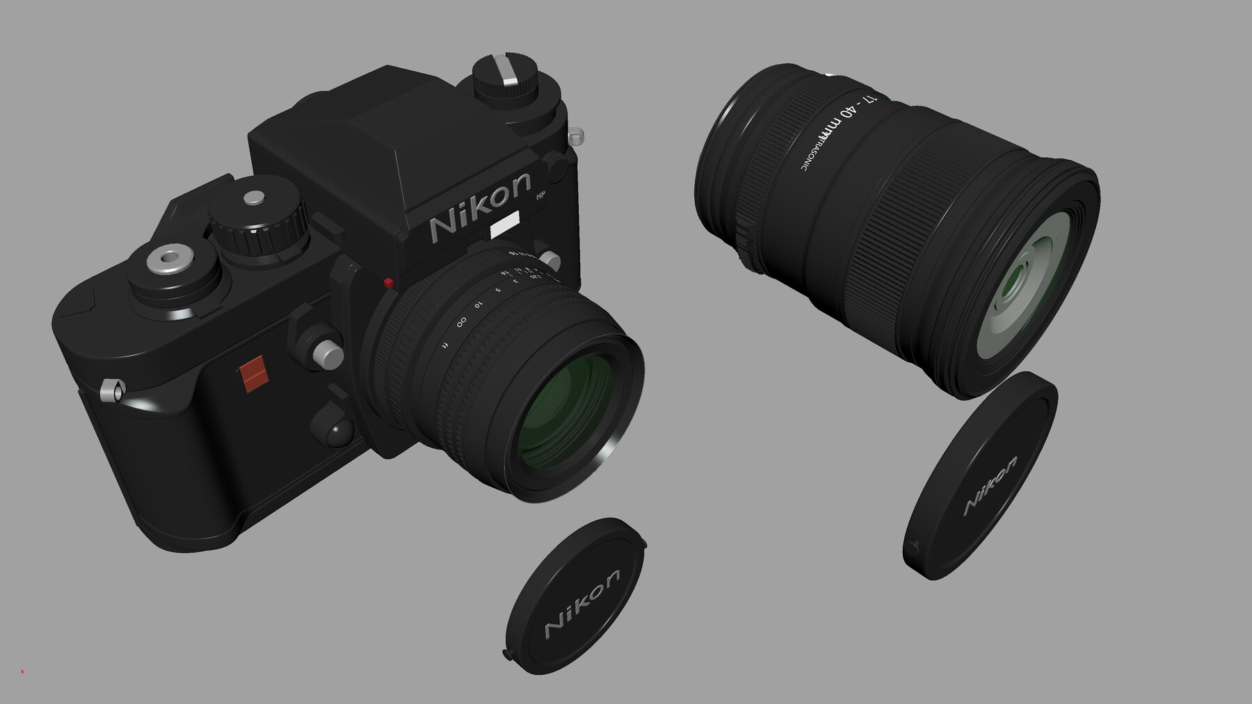 ArtStation - Nikon F3_film with Lens camera | Resources