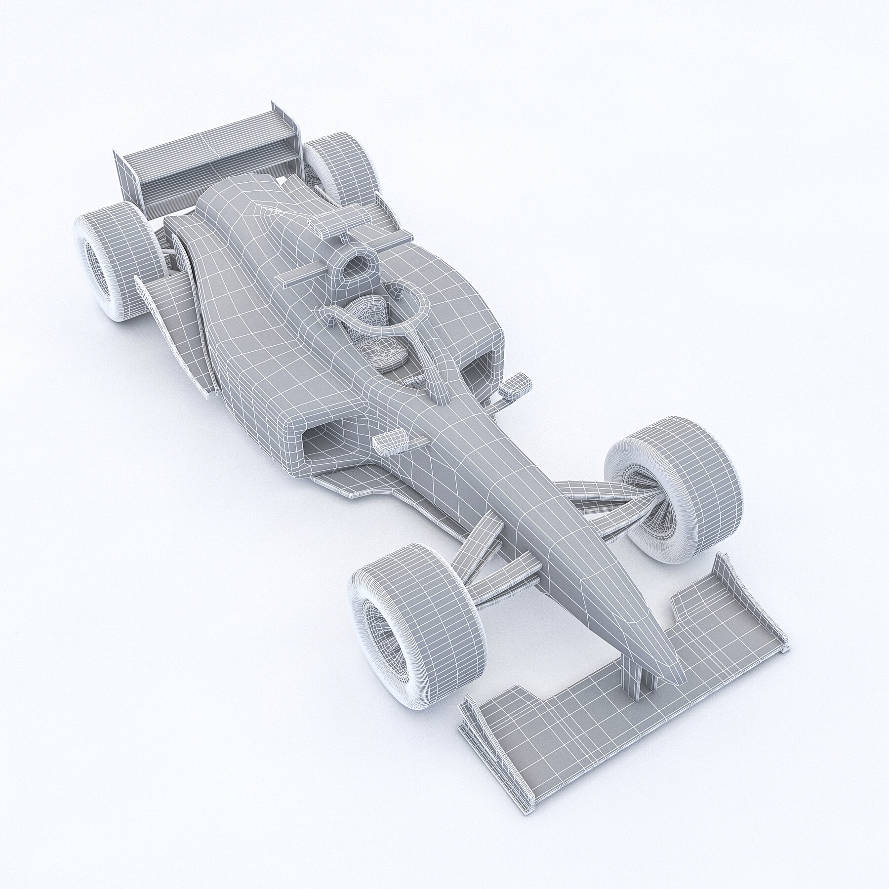 ArtStation - 3D Formula 1 car model 02 | Game Assets