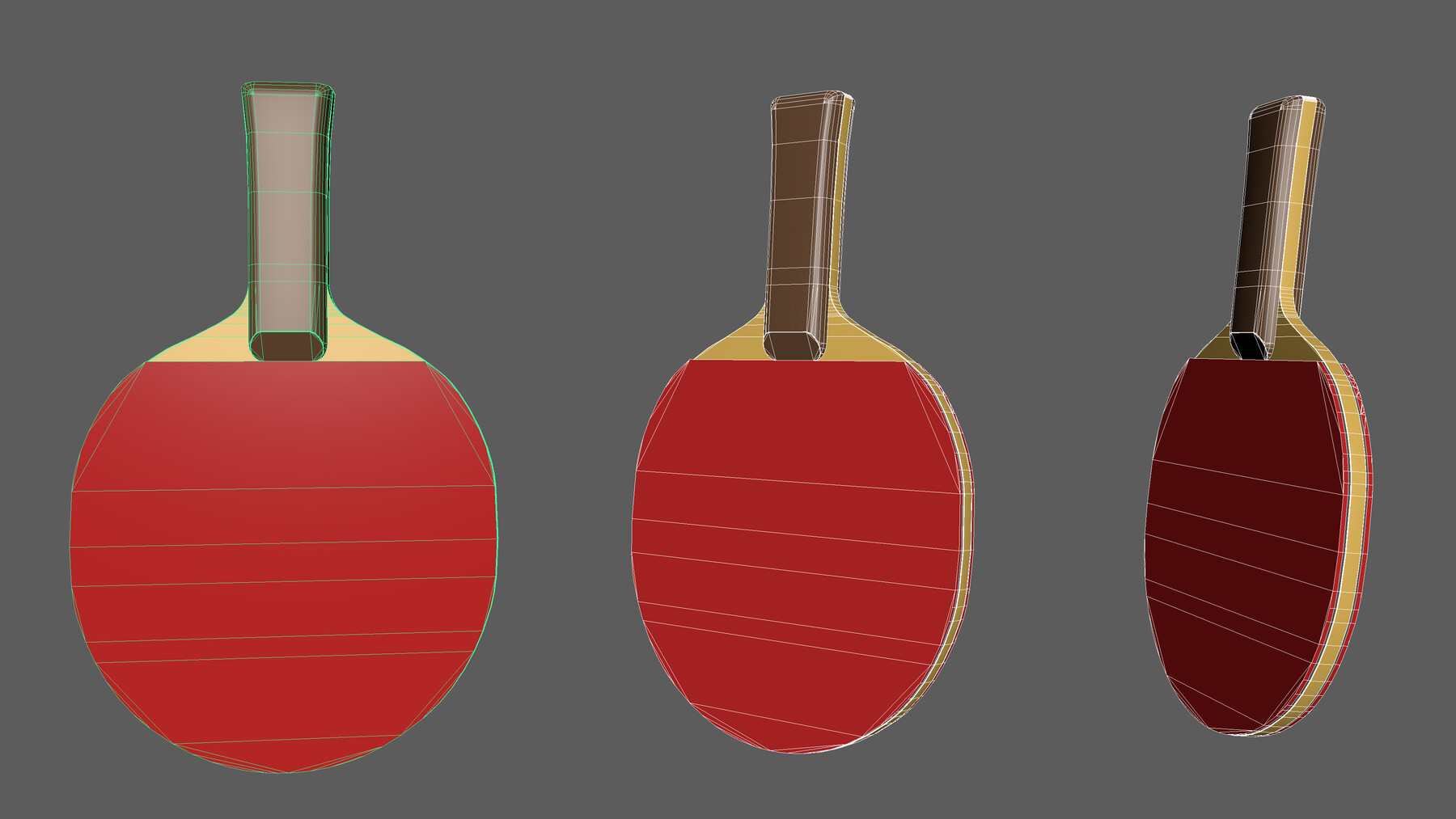 ArtStation - Ping pong paddle | Resources