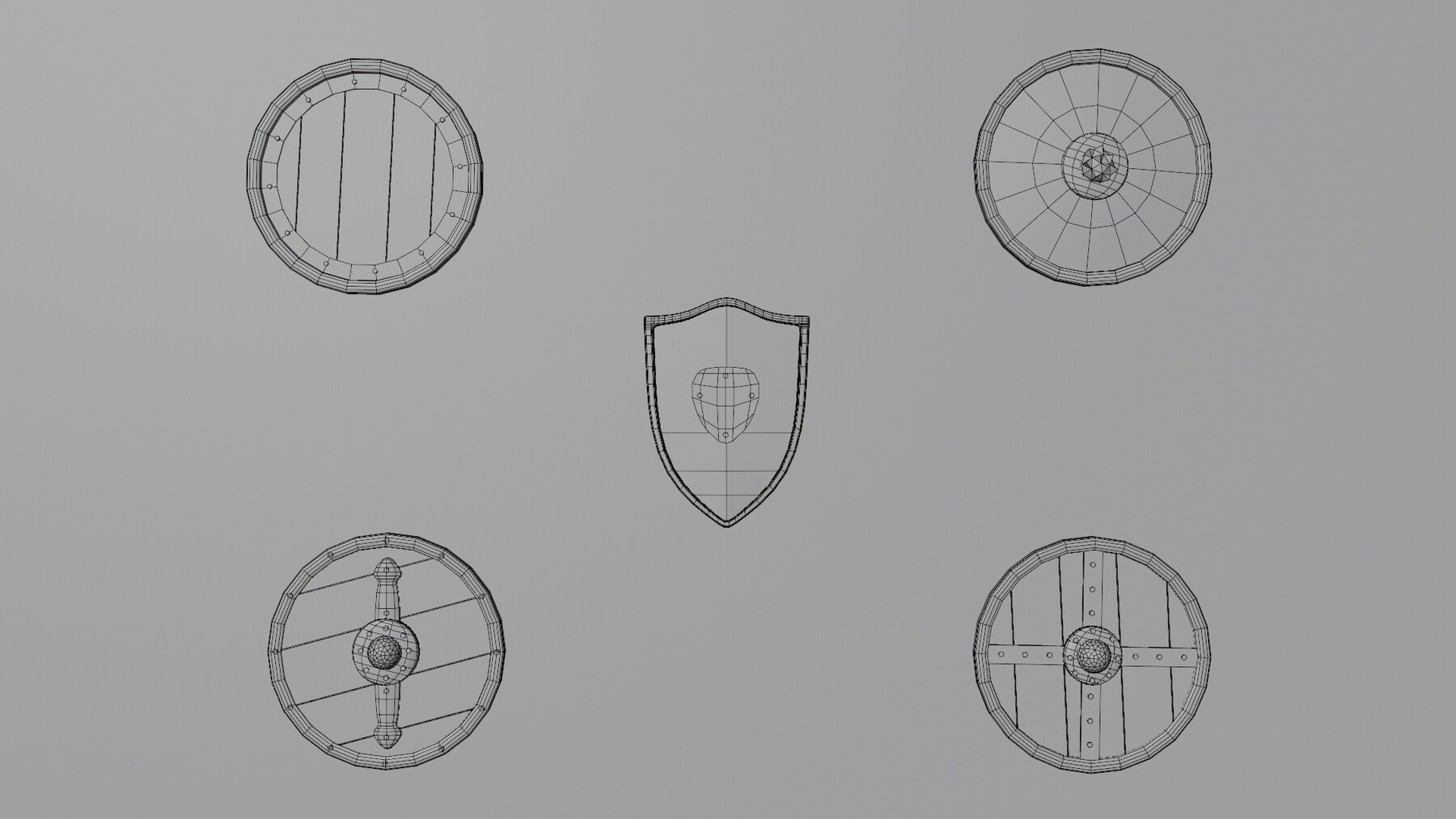 ArtStation - Low-poly Medieval Weapons | Game Assets