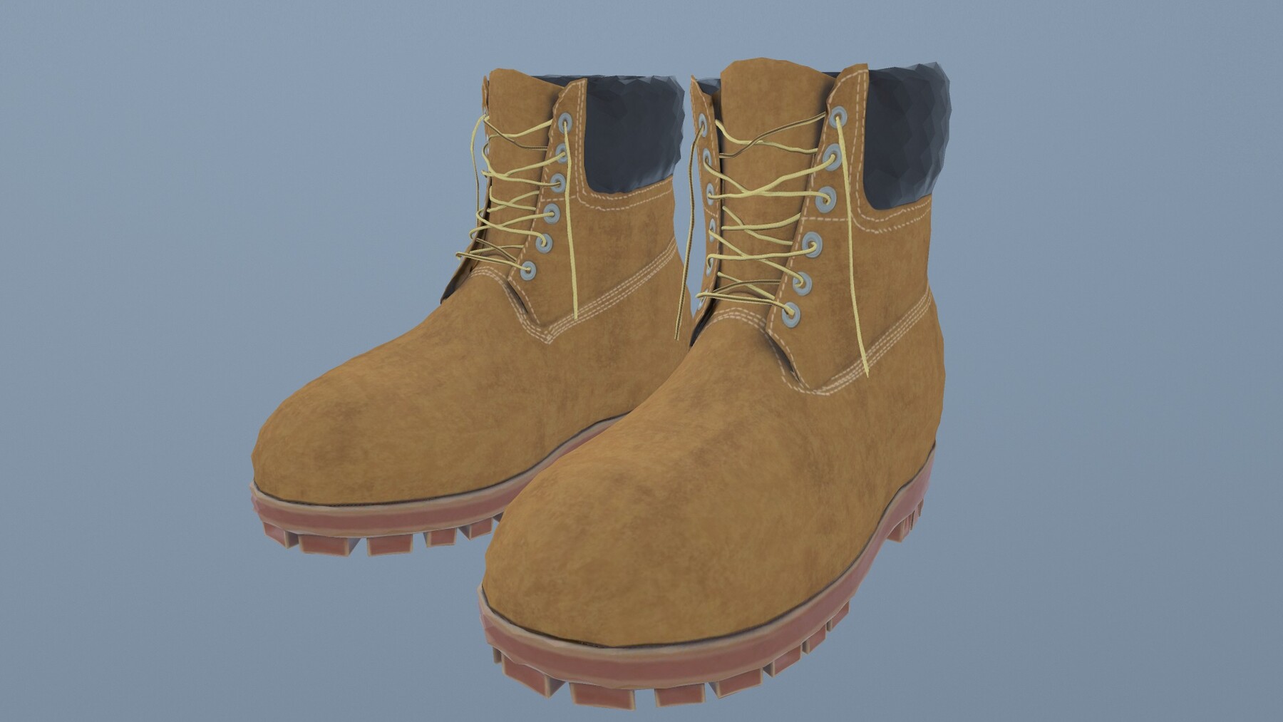 ArtStation - TIMBERLAND STYLISED SHOES low-poly PBR | Game Assets