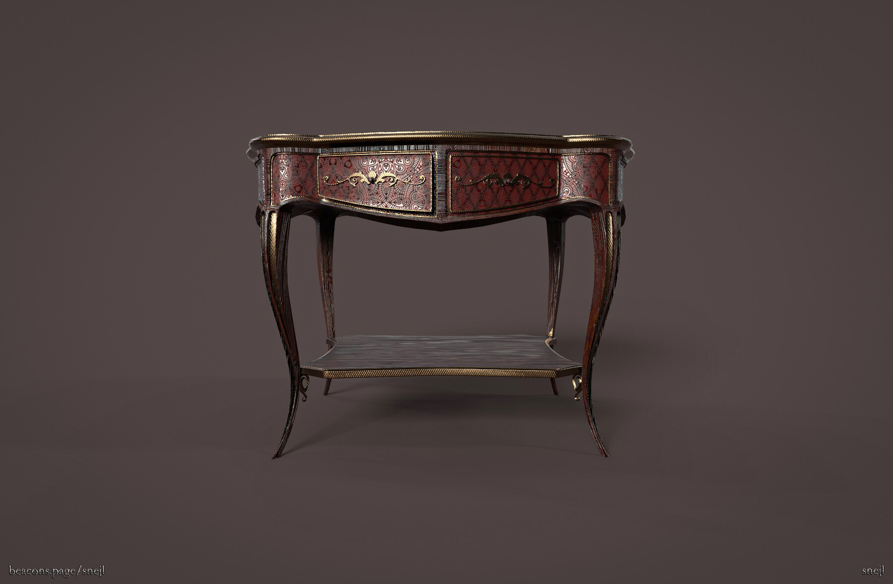 ArtStation - PBR game ready 3D model of table | Game Assets