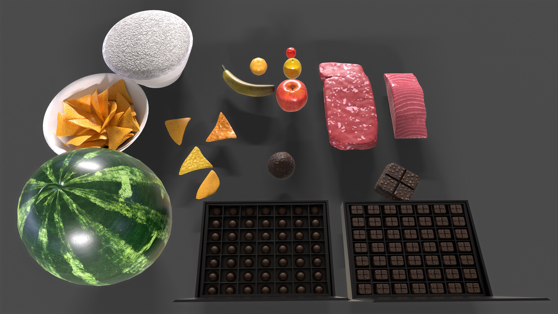 ArtStation - Vegetable Foods Meats and Others Collection | Game Assets