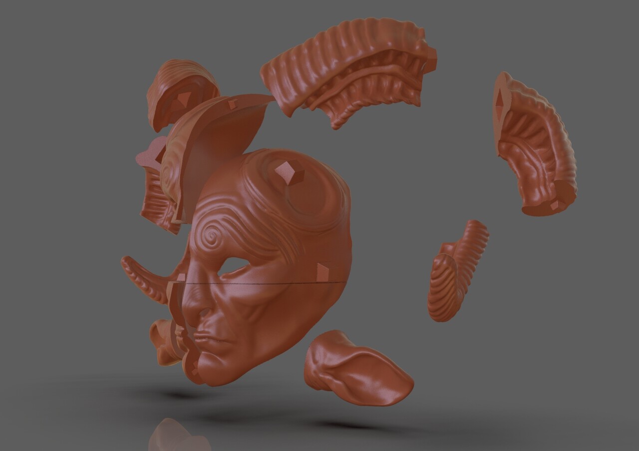 ArtStation - Pans Labyrinth Mask | Game Assets