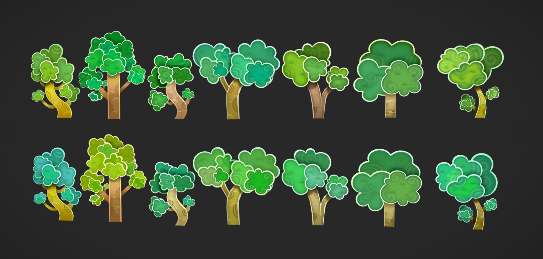 ArtStation - Board Tree | Game Assets