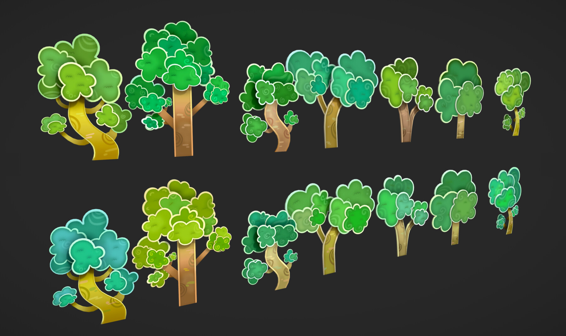 ArtStation - Board Tree | Game Assets