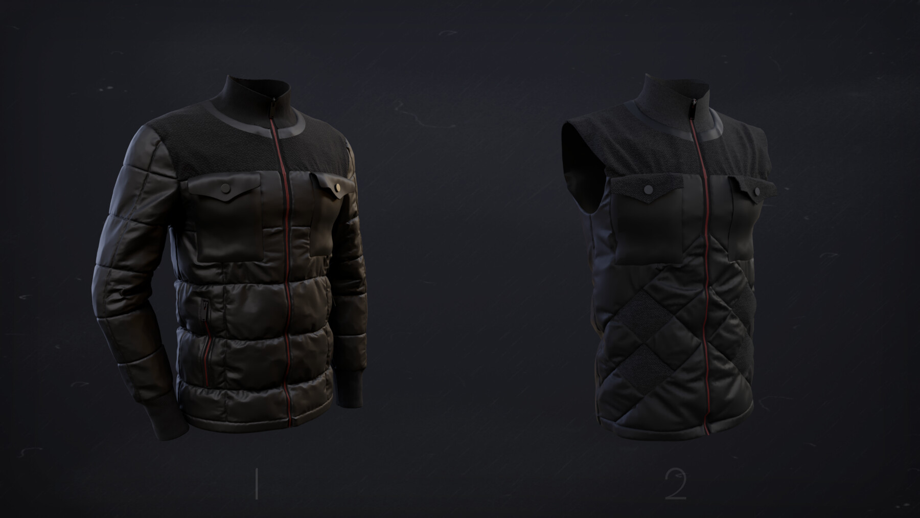 ArtStation - 10 Jackets - zprj / obj / fbx | Game Assets