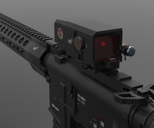 ArtStation - Tactical Red-Dot VR | Game Assets