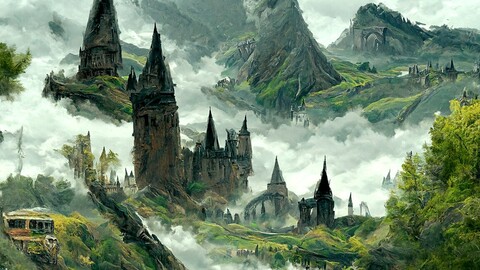 ArtStation - Harry Potter style Landscape | Artworks