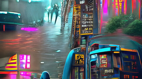 ArtStation - Cyberpunk Rain | Artworks