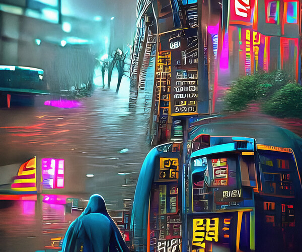 ArtStation - Cyberpunk Rain | Artworks
