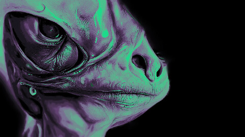 ArtStation - Hiding alien | Artworks