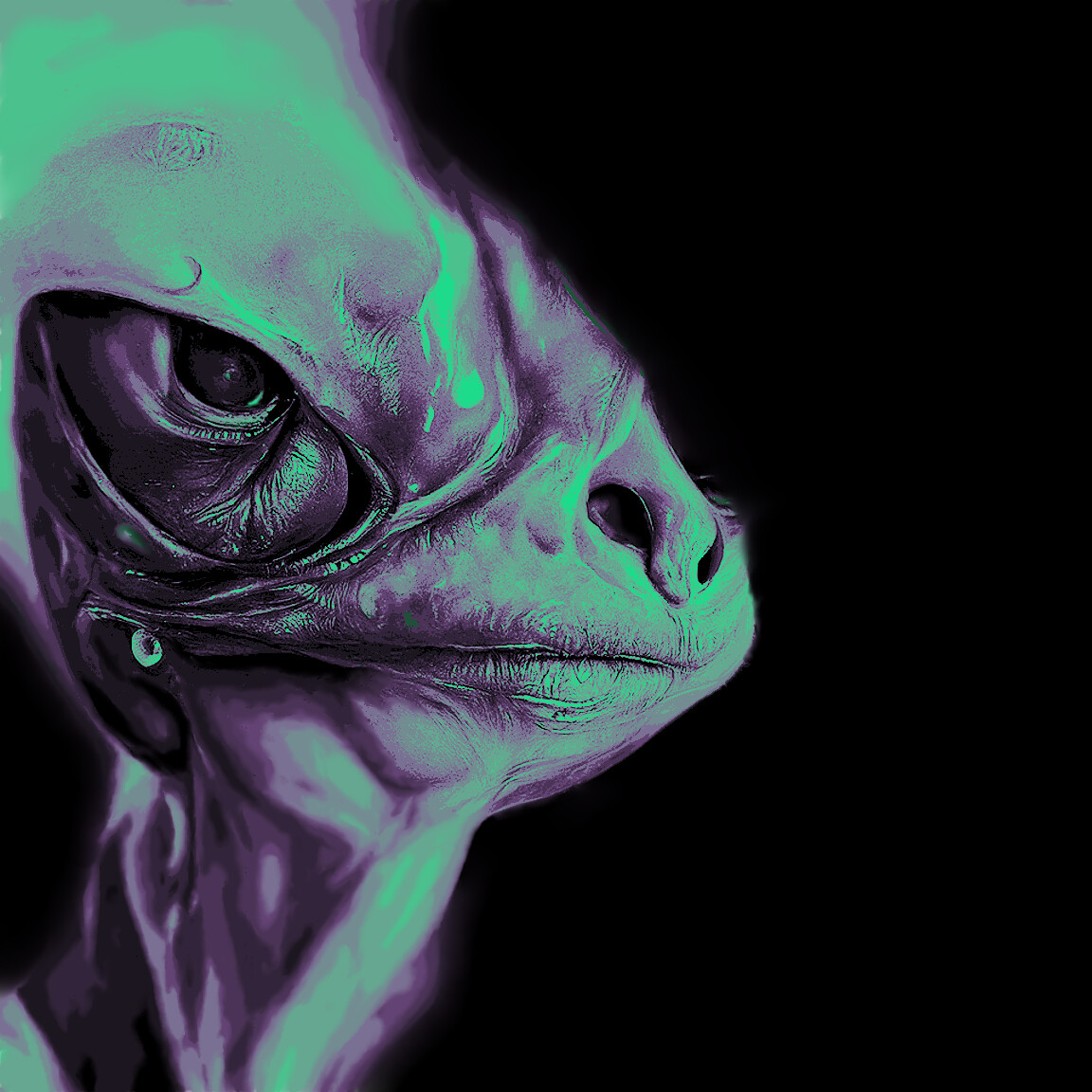 ArtStation - Hiding alien | Artworks