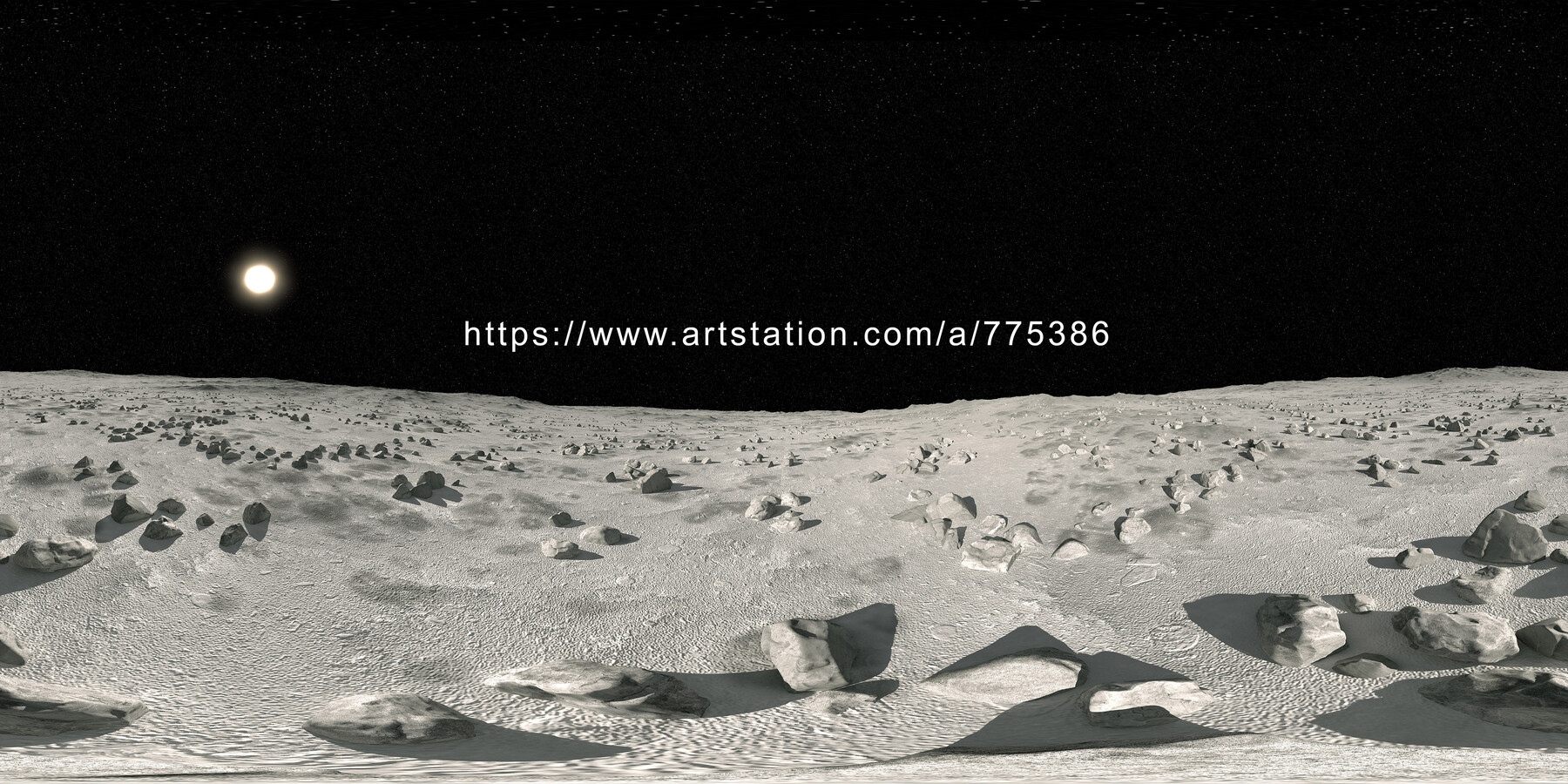 ArtStation - Moon 8K, 16K HDRI | Resources