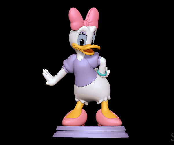 ArtStation - Daisy Duck 3D print model | Resources