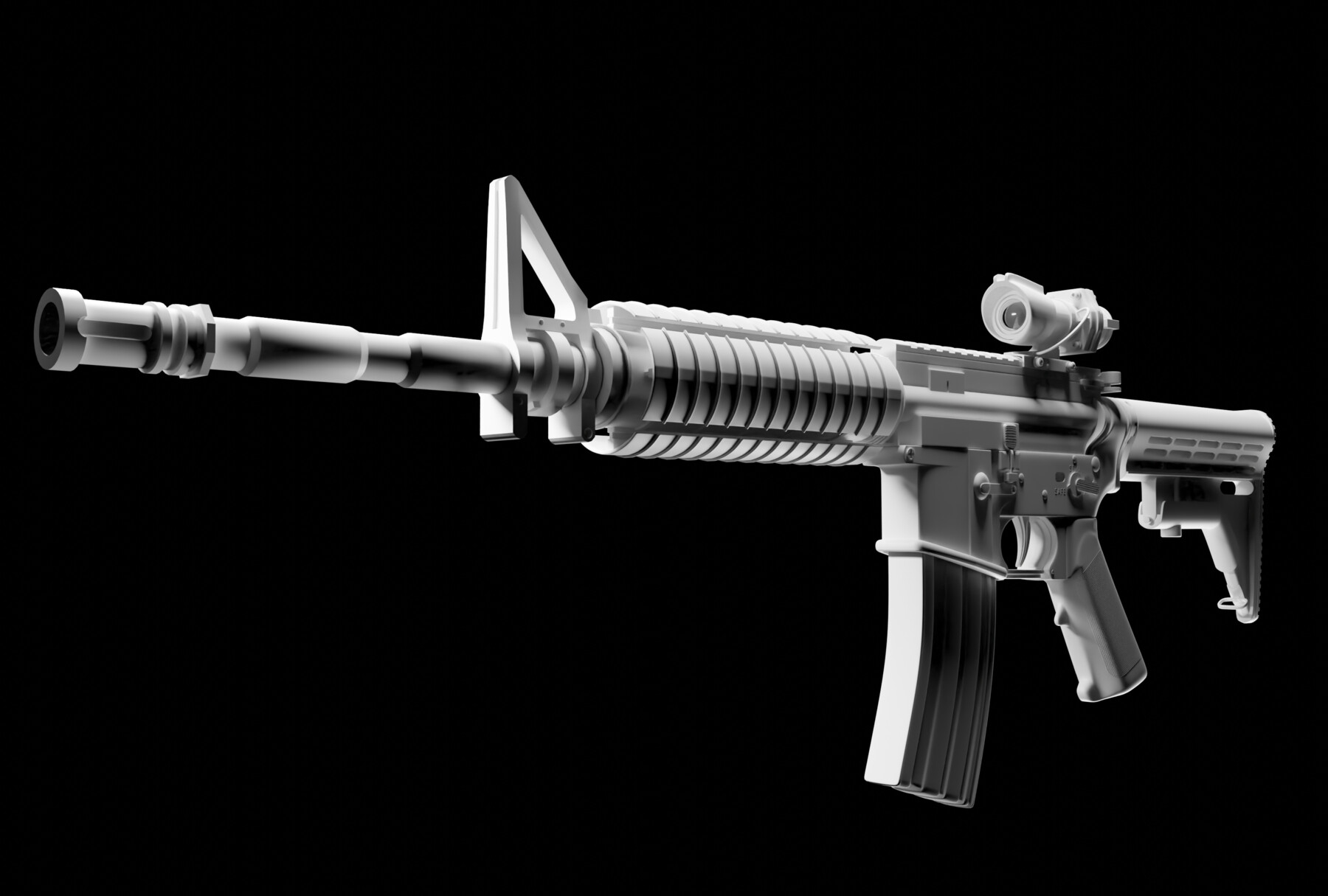ArtStation - M4 Carbine | Blender Project | OBJ+FBX | Standard License ...