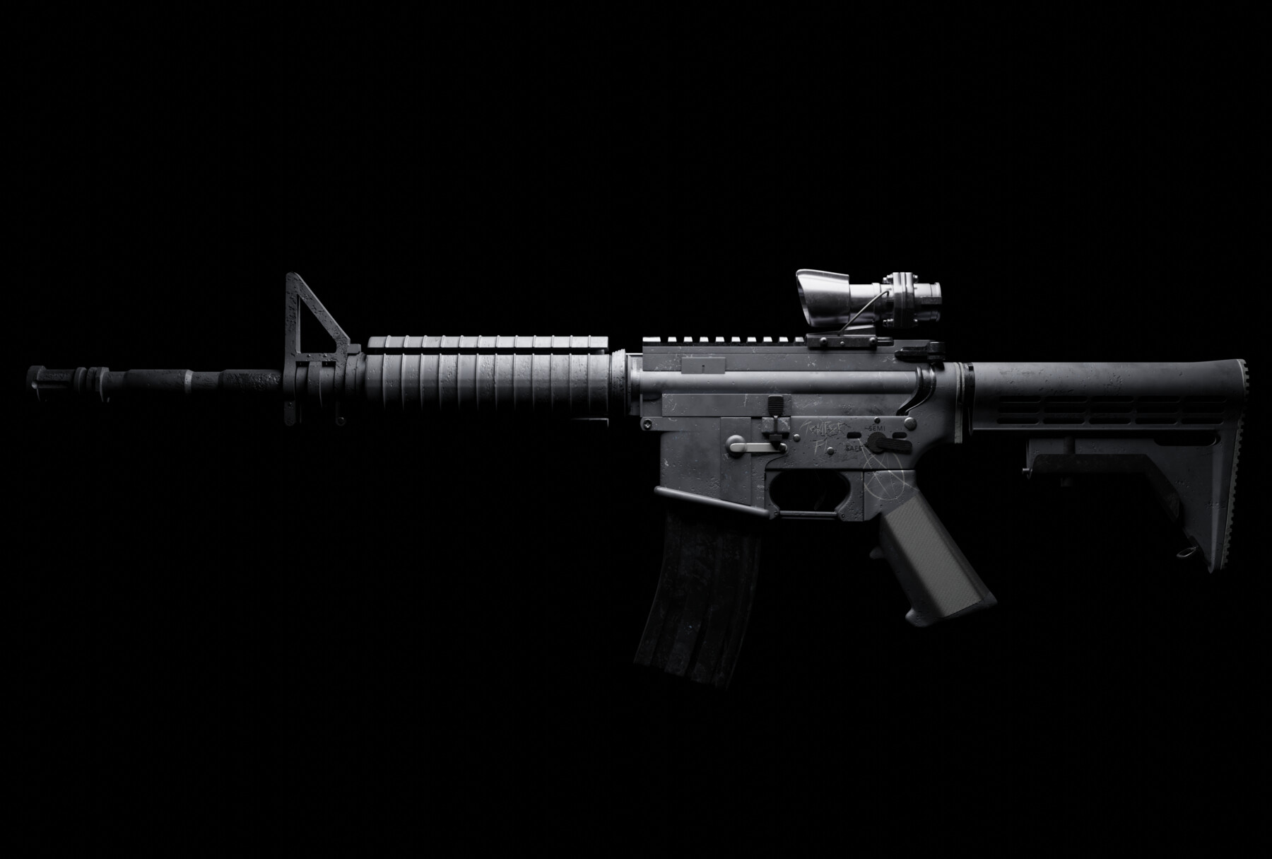 ArtStation - M4 Carbine | Blender Project | OBJ+FBX | Standard License ...