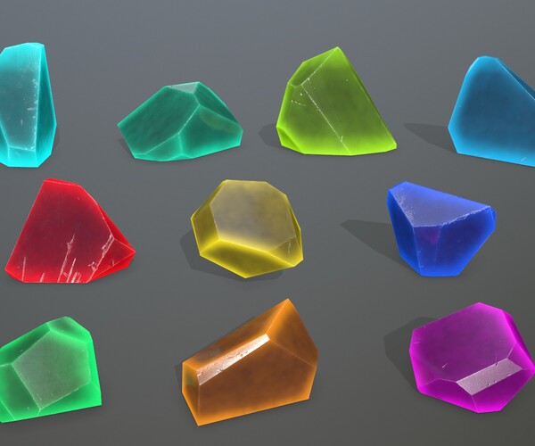 ArtStation - Crystal Set | Game Assets