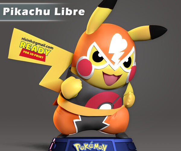 ArtStation - Pikachu Libre | Resources