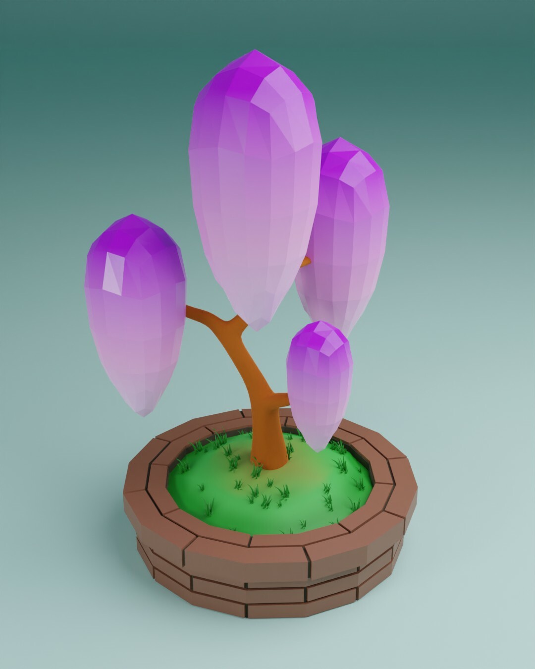ArtStation - Low Poly Trees and Plants 1.1 | Game Assets