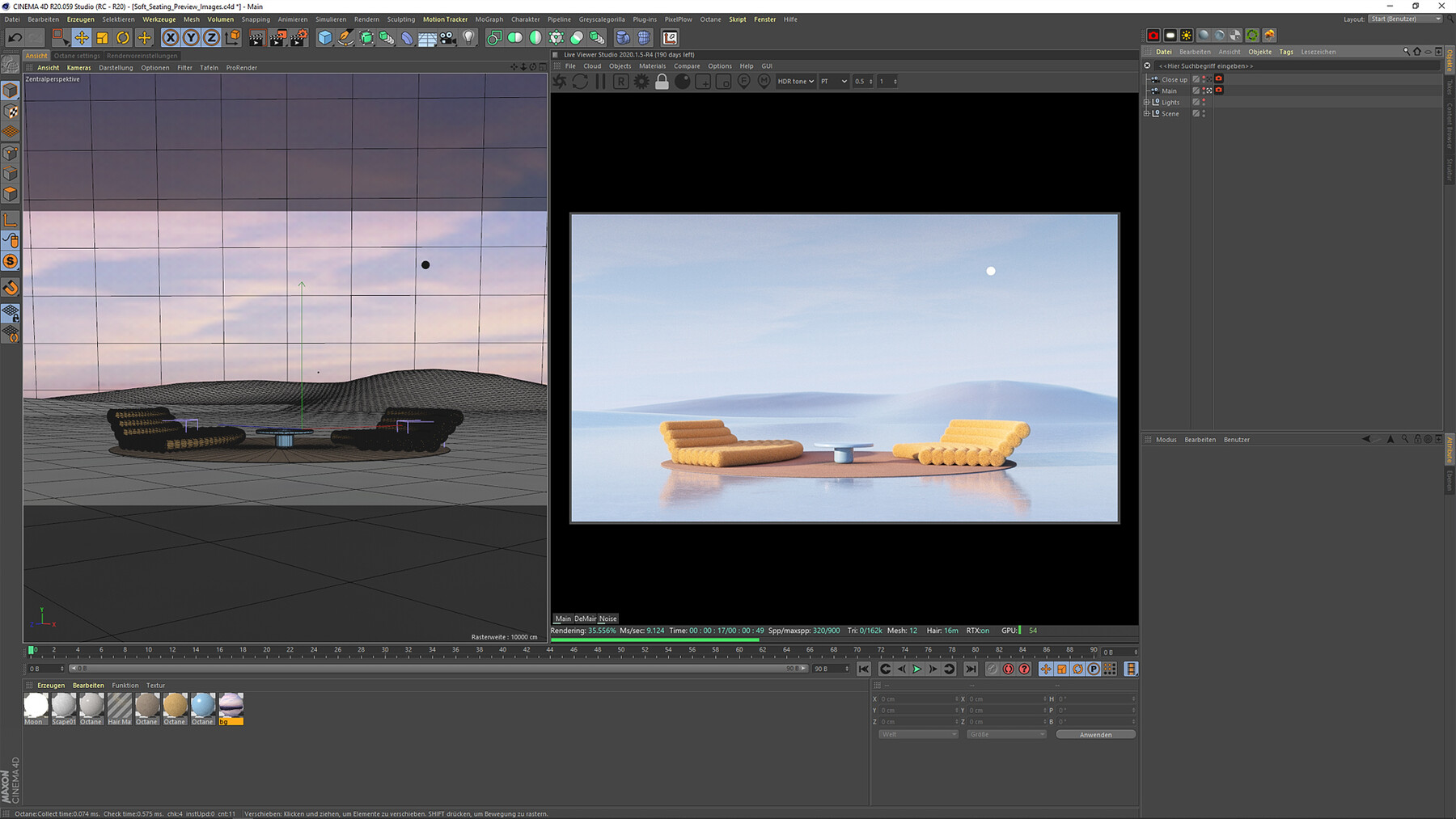 ArtStation - 3D Scene File for Cinema4D + Octane | Resources