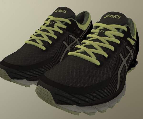 ArtStation - ASICS GEL KINSEI 6 SHOES low-poly PBR | Game Assets