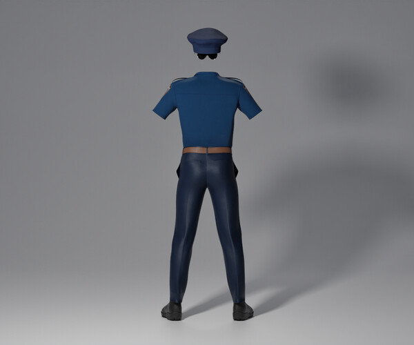 ArtStation - Police Outfit. Daz3D / Clo3D / Blender / Obj / Fbx | Game ...