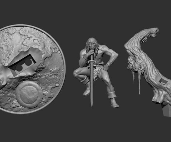 ArtStation - Conan 3D printable model | Resources