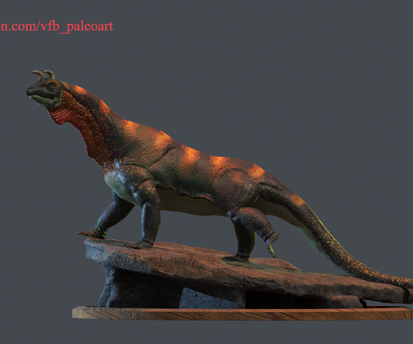 ArtStation - Shringasaurus indicus - Statue for 3D printing | Resources