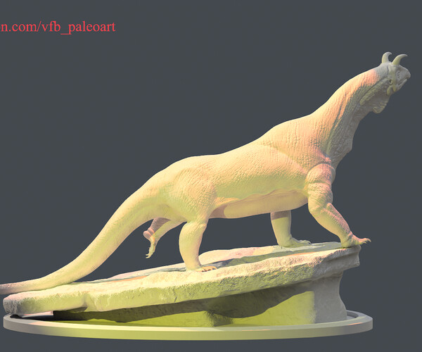ArtStation - Shringasaurus indicus - Statue for 3D printing | Resources