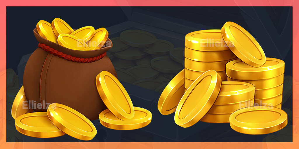 ArtStation - 4 Currency Icons | Game Assets