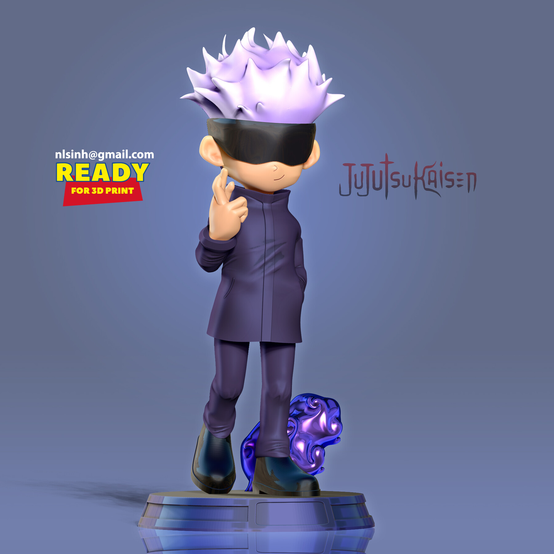 ArtStation - Satoru Gojo chibi | Resources