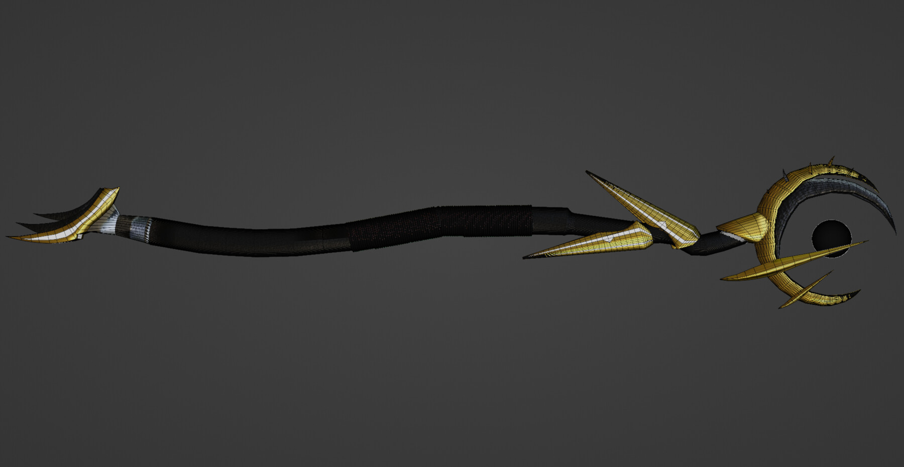ArtStation - low-poly model of a magic-staff game ready | Game Assets