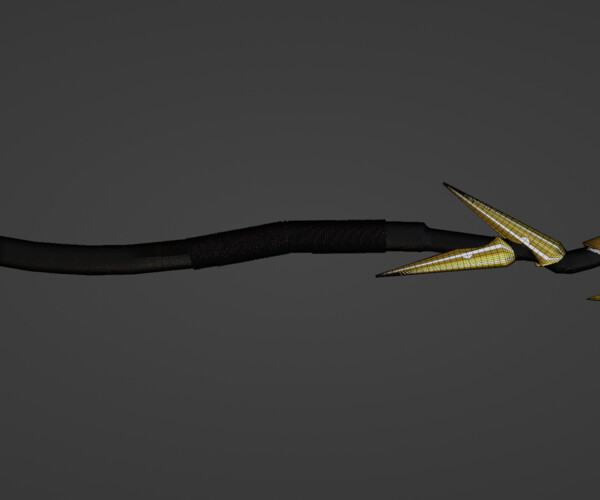 ArtStation - low-poly model of a magic-staff game ready | Game Assets