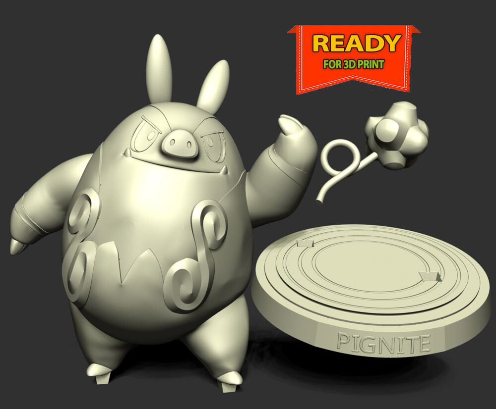 ArtStation - Pignite- Pokemon Go | Resources