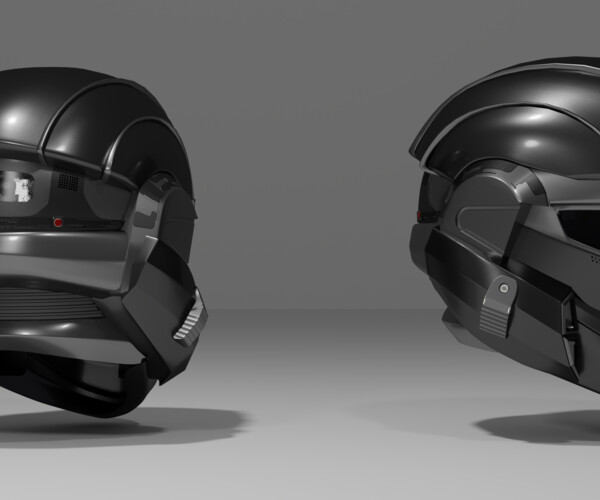 ArtStation - Halo Helmet UNSC | Game Assets