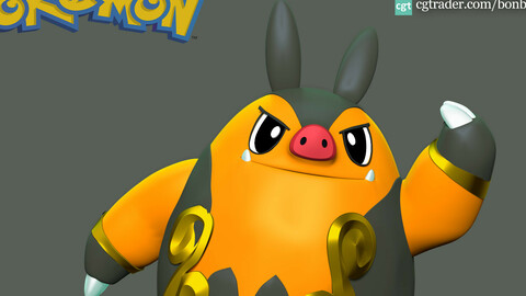 ArtStation - Pignite- Pokemon Go | Resources